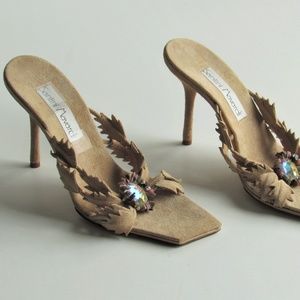 Santini Mavardi | Shoes | Santini Mavardi Miami Jada Jeweled Suede ...